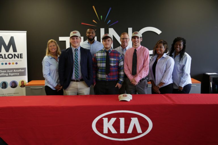 Kia Motors Manufacturing Georgia signs on three students from THINC’s ...